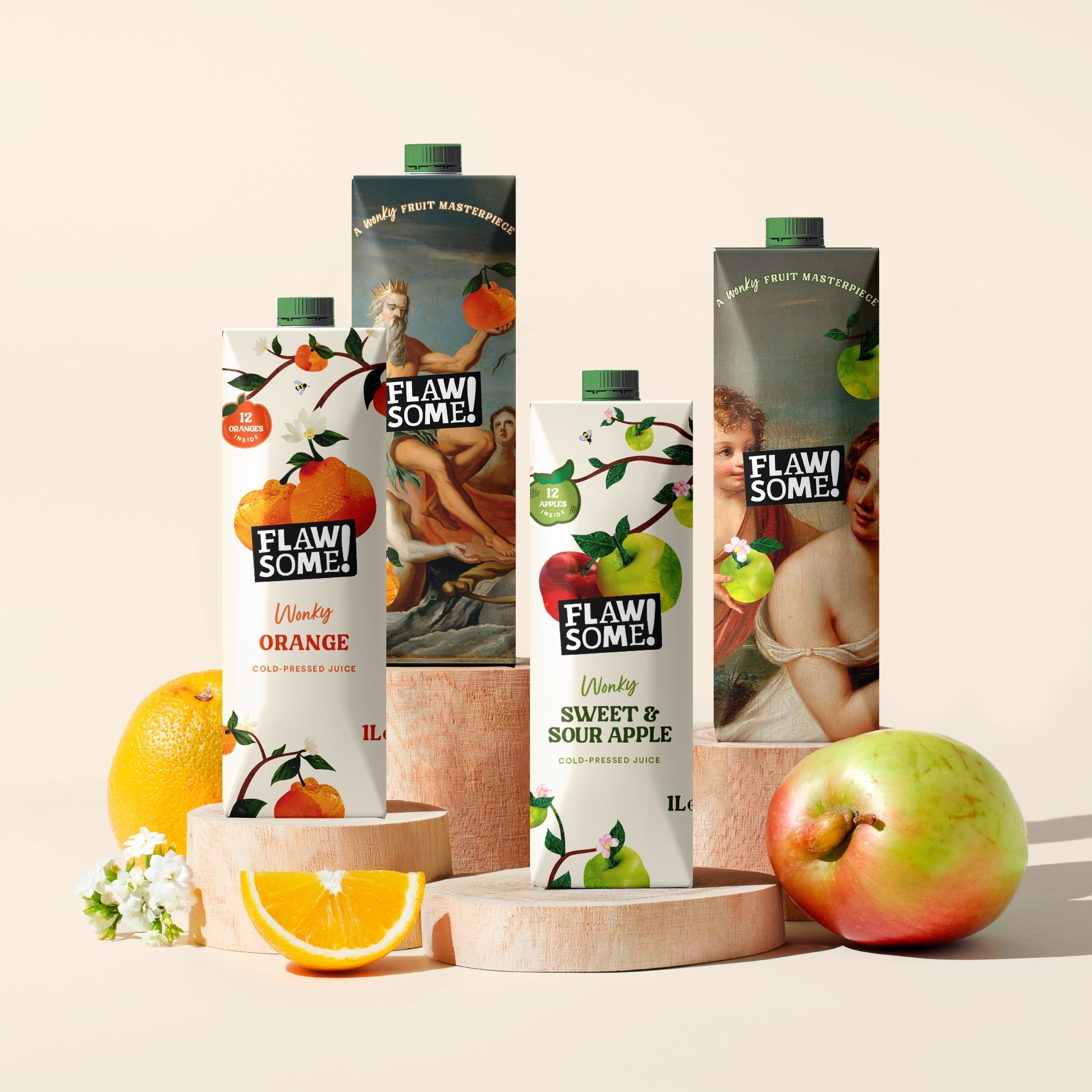 1L cold-pressed juices – Flawsome! drinks