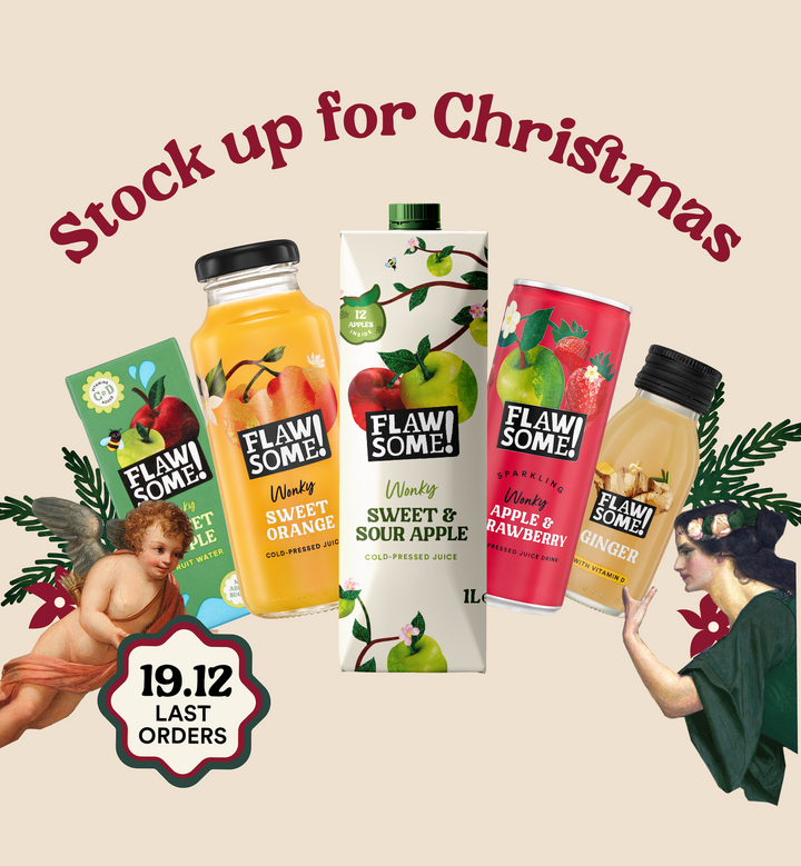 Flawsome! Drinks | Cold-Pressed Juice Made from Wonky Fruit 0% Boring